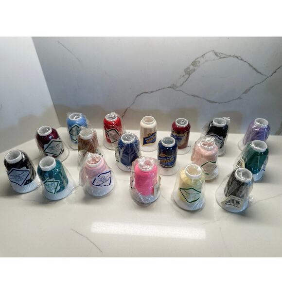 Woolly Thread | Office | New 8 Spools Of Woolly Nylon Sewing Thread100m ...